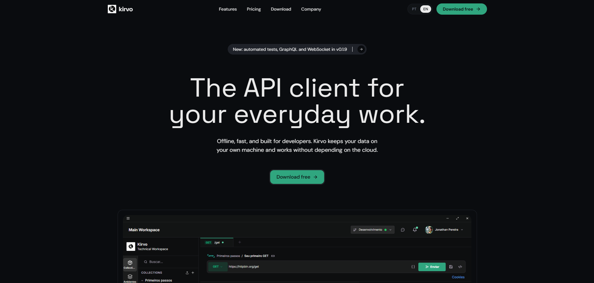 KIRVO | Ferramenta de documentação front-end e back-end